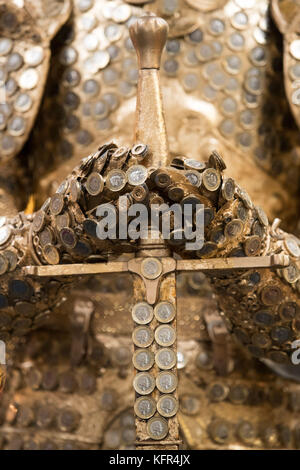 Theatrical designer Debbie Rees Deacon's creation, a King Midas statue ...