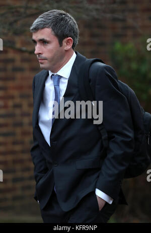 Joseph Breslin leaves Isleworth Crown Court where he was sentenced to a ...
