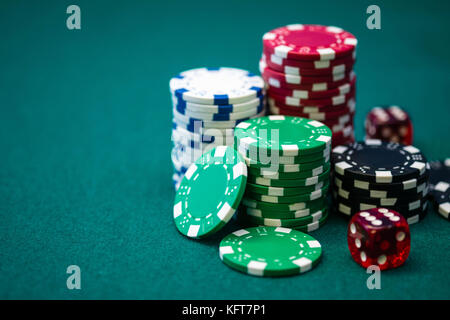 Poker chips background. Casino concept for business, risk, chance, good ...