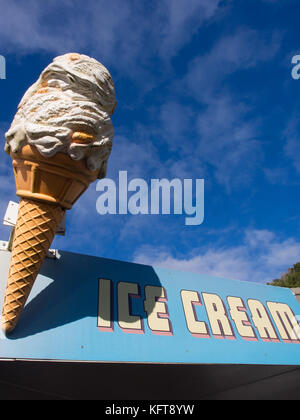 giant ice cream sign Stock Photo - Alamy