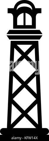 Pharos black icon, vector sign on isolated background. Pharos concept ...