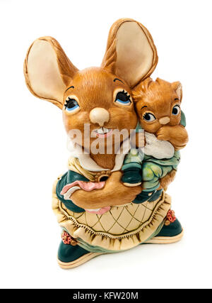 Pendelfin Studios handmade stoneware "The Old School House" ornament ...