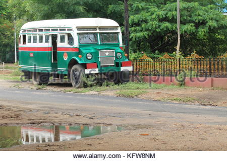 Myanmar Old Bus Stock Photo: 43830063 - Alamy