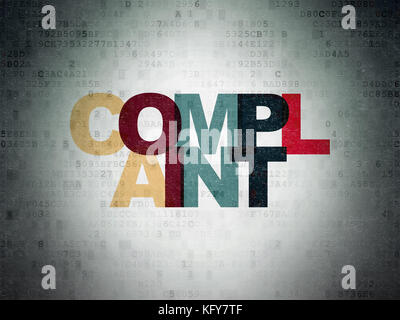Law concept: Complaint on digital background Stock Photo - Alamy