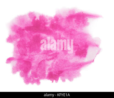 abstract pink watercolor design wash aqua painted texture close up ...