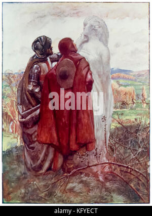 The Pilgrim's Progress illustration 1900s - By-Path Meadow Stock Photo ...