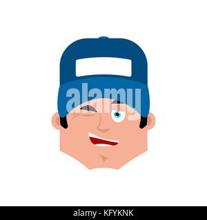 Repairman emoticon smiley Stock Vector Image & Art - Alamy