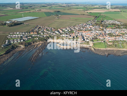 Crail, Fife, from the air Stock Photo - Alamy
