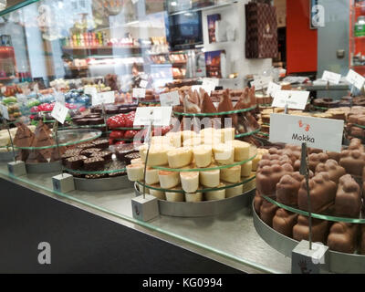 Selection of chocolate in a row Stock Photo - Alamy