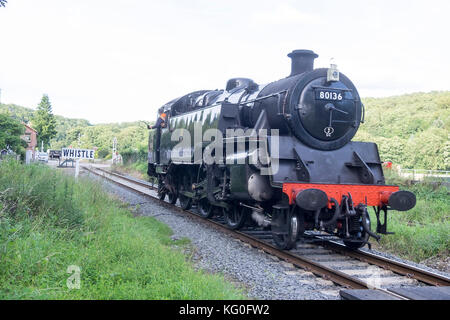 80136 reverses up the line at pickering Stock Photo - Alamy