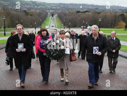 Dympna Kerr (left), sister of Columba McVeigh, and Marie Lynskey, niece ...