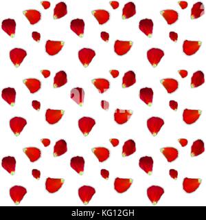 Seamless pattern falling rose petals, sakura. Confetti, cosmetics ...