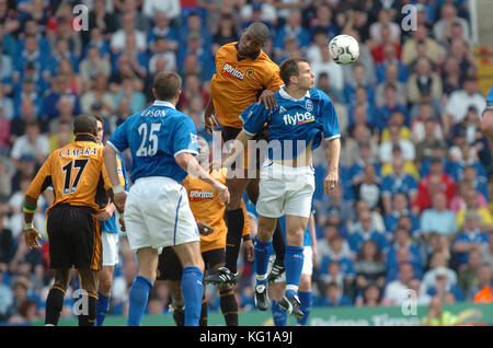 Footballer Carl Cort Birmingham City v Wolverhampton Wanderers 25 April ...