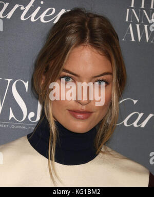 Model Martha Hunt attends the WSJ. Magazine 2019 Innovator Awards at ...