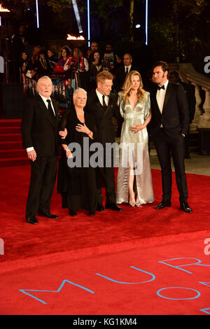 Derek Jacobi, (L - R) Dame Judi Dench, Kenneth Branagh, and Michelle Pfieffer attending the ...