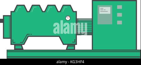 diesel generator vector icon isolated on transparent background, diesel ...