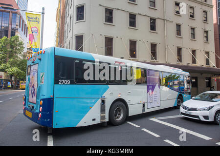 Sydney bus buses in York street,Sydney,Australia Stock Photo - Alamy