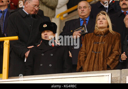 Blues owner David Sullivan and Eve Vorley Wolverhampton Wanderers v ...