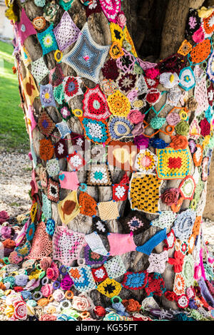 Crochet art installation, Paphos, Cyprus Stock Photo - Alamy