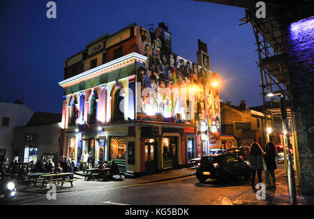 The Prince Albert Pub in Trafalger Street Brighton with its famous ...