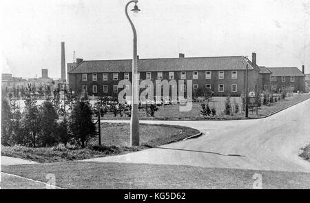 Historical view of Harwell village and AERE Harwell in black and white ...