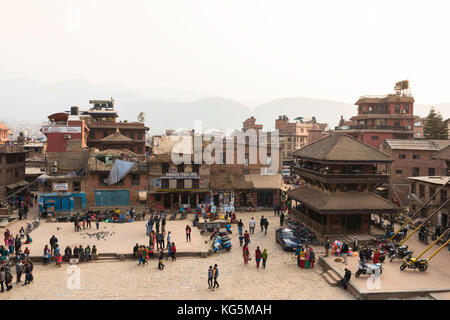 Bhaktapur, Kathmandu, Bagmati area, Nepal Old people sitting in the streets of bhaktapur Stock ...