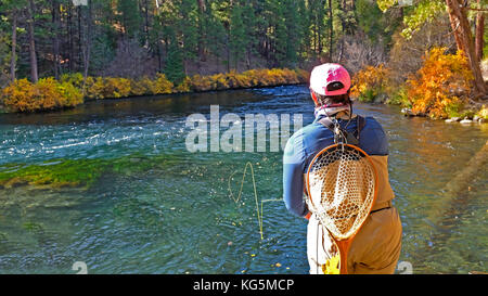 Fly-fishing, Metolius Wild & Scenic River, Deschutes National Forest ...