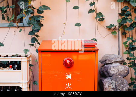 A Japanese fire hydrant sign Stock Photo - Alamy