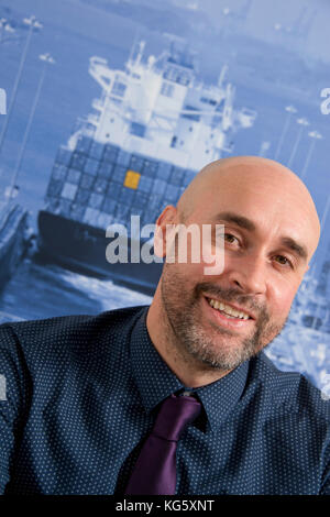 Ian McCarthy, CEO of ECU Worldwide, Eastleigh, Southampton Stock Photo ...