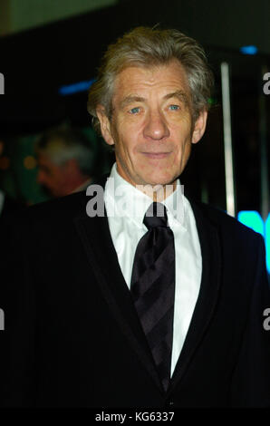 British actor Sir Ian McKellen with Pantomime Dame in London's West End ...