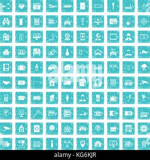 100 camera icons set grunge purple Stock Vector Image & Art - Alamy