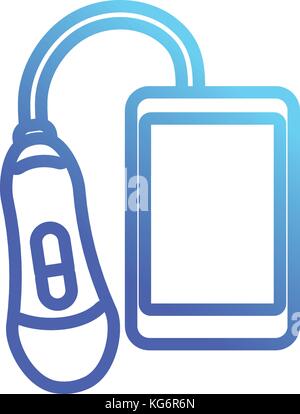 Medical equipment showing an ultrasound machine scanning device for ...