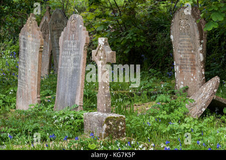 Ludgvan, England - April 28, 2017: Cemetery of Saint Paul Ludgvan in ...