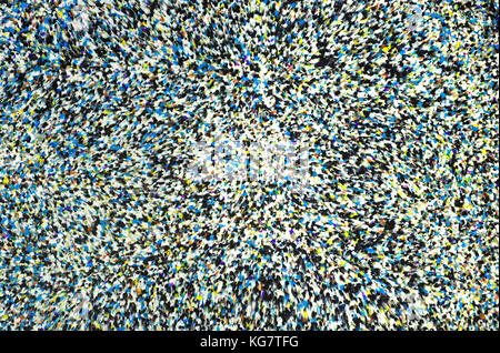 Recycle plastic chip texture of colors. Don't look to long into it ...