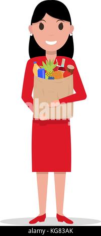 woman food cartoon Stock Vector Image & Art - Alamy