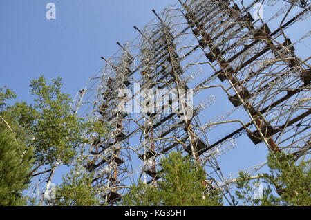 Duga-3 Soviet radar system in Chernobyl-2 military base - Chernobyl ...