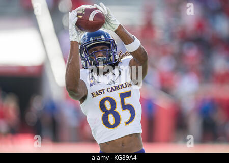 East Carolina Pirates wide receiver C.J. Johnson (5) during an NCAA ...