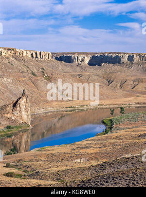 citadel rock along white cliffs section of the missouri river near ...