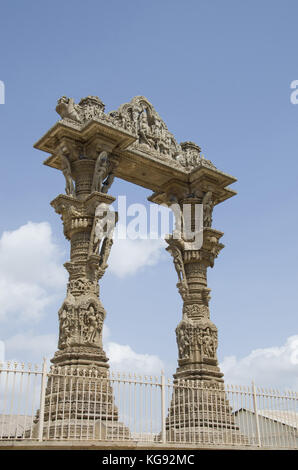 Carved ruins of Kirti Toran, Vadnagar, Gujarat, India Stock Photo - Alamy