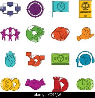 network connections icon doodle illustration Stock Vector Image & Art ...