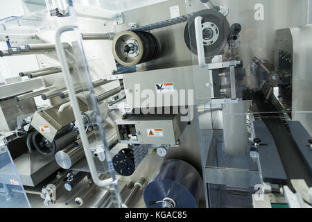steel chrome machines with shafts Stock Photo - Alamy