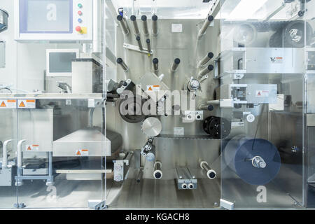 steel chrome machines with shafts Stock Photo - Alamy