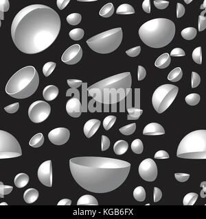 Gray Hemispheres Seamless Pattern Stock Vector Image & Art - Alamy