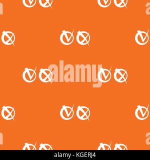Tick and cross in circles pattern vector Stock Vector Image & Art - Alamy