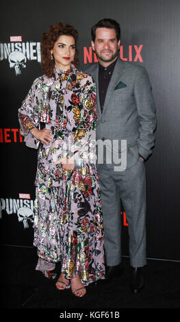 Amber Rose Revah and Michael Nathanson attend the Netfilx TV serious ...