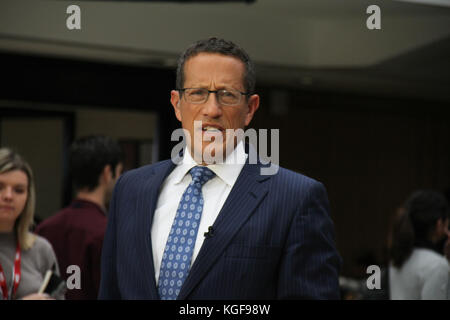 CNN journalist Richard Quest seen during press day of New York ...