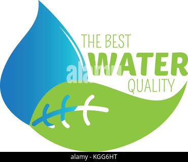Mineral water logo Stock Vector Image & Art - Alamy