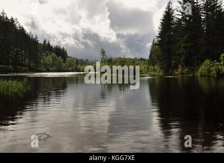 Scotland, Trossachs, Lochan a' Ghleannain Stock Photo - Alamy