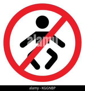 No children, no babies red prohibition sign. Not for kids signs with ...