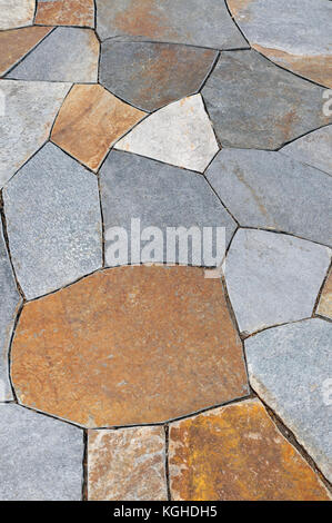The pattern of natural stone pavers Stock Photo - Alamy